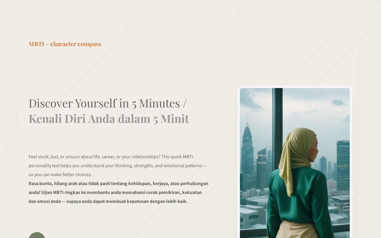 Self-Discovery Test for Malaysian